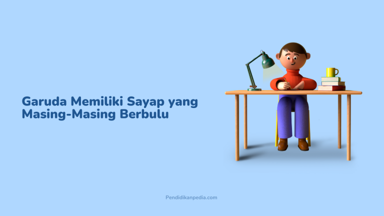 Garuda Memiliki Sayap yang Masing-Masing Berbulu